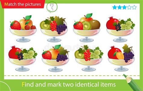 Find Mark Two Identical Items Stock Illustrations 76 Find Mark Two
