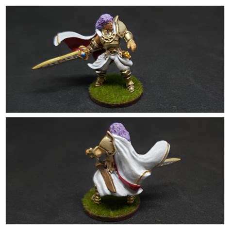 3d Print Of Kingdom Of Talarius Commander Cedric 32mm Presupported