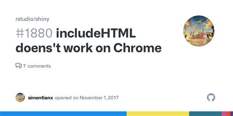 Includehtml Doens T Work On Chrome Issue Rstudio Shiny Github