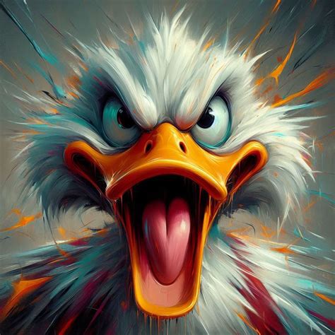 Angry Duck Dieren Creatief