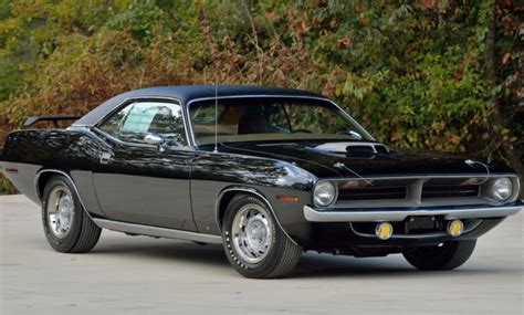 Auction 1970 Plymouth Hemi Cuda In Black Velvet Is Up For Grabs In