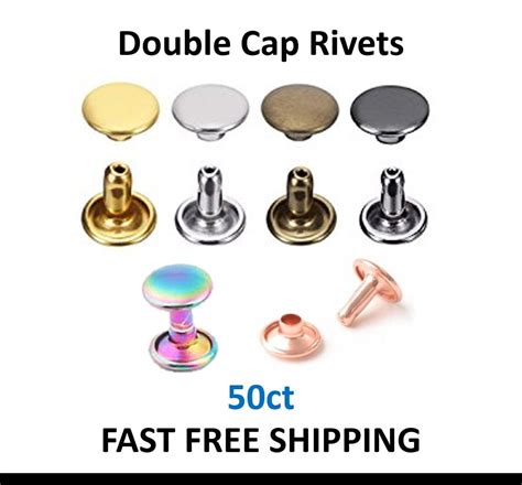 6mm Double Cap Rivets 50ct Color Gunmetal Michaels