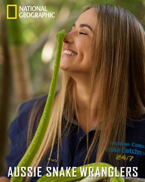 Say Gday To Adele Psaila One Of Aussie Snake Wranglers Facebook