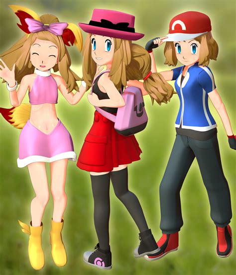 [dl] Serena Pokemon 3d Model 2 9 By Banchouforte On Deviantart