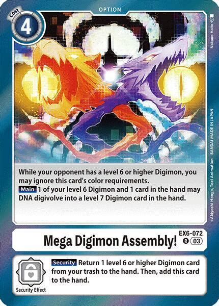 Mega Digimon Assembly Infernal Ascension Ex06 Slide Gaming