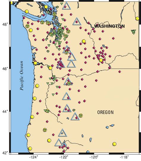 Usgs Earthquake Map Washington State Printable Map