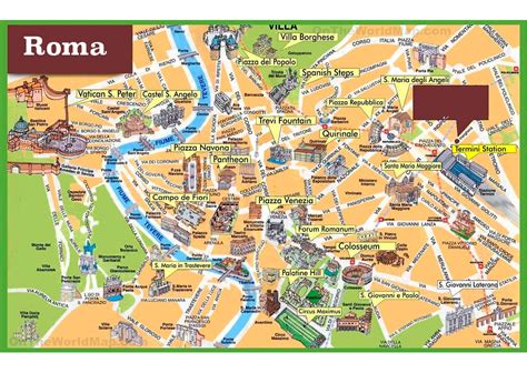 Roma Mapa Turístico