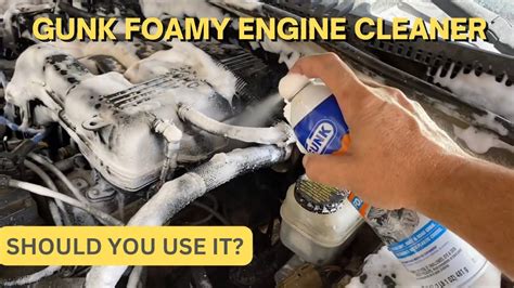 Gunk Foamy Engine Bay Cleaner Complete Preparation Use And Product