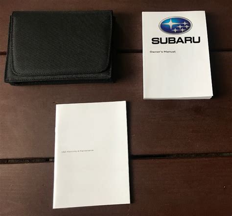 2022 Subaru Outback Owner Manual Set Diy Repair Manuals