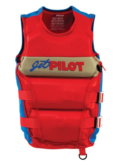 Yamaha Jetpilot Vintage Class Neoprene Cga Side Zip Vest Red Yellow Vdf