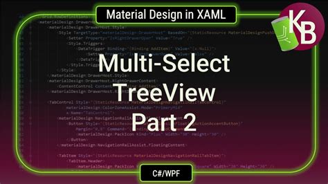 Cwpf Multi Select Treeview Part 2 Youtube