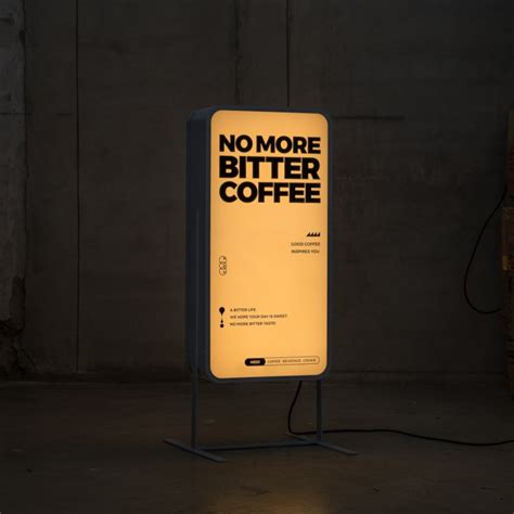 일산 카페 노모어비터no More Bitter Coffee 카페 간판 철제 조명 입간판 디자인 및 제작