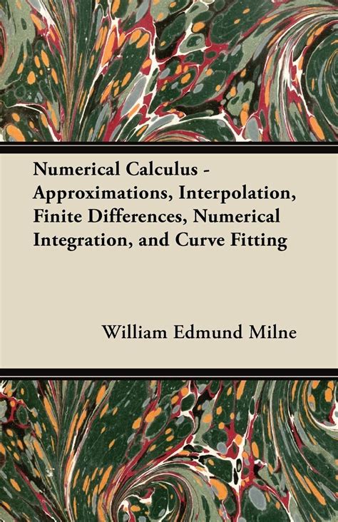 Amazon Numerical Calculus Approximations Interpolation Finite Differences Numerical