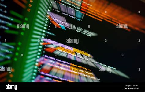 It Business Python Code Computer Screen Mobile Application Design