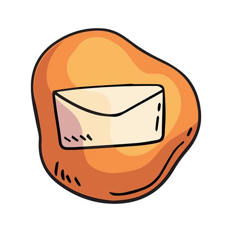 Large Vintage Open Empty Envelope Letter Cartoon Style 45895265 Vector