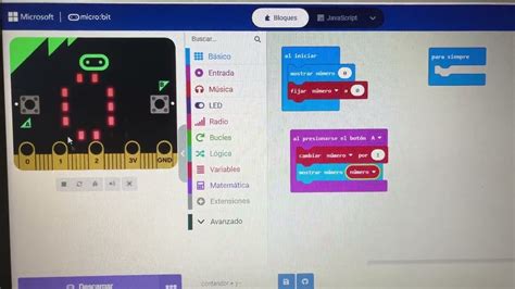 Contador Números Placa Microbit Youtube