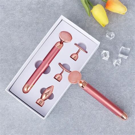 Beauty Electric Portable Pulse Vibrating Facial Massage 3d Roller Face