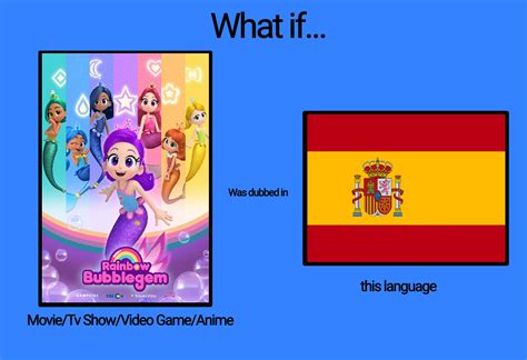 What If Rainbow Bubblegem Was Dubbed In Spanish By Usermicko2002 On Deviantart
