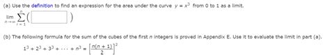 Solved A Use The Definition To Find An Expression For The Chegg