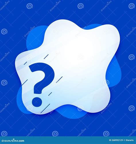 fluid style question mark background for faqs and queries stock vector