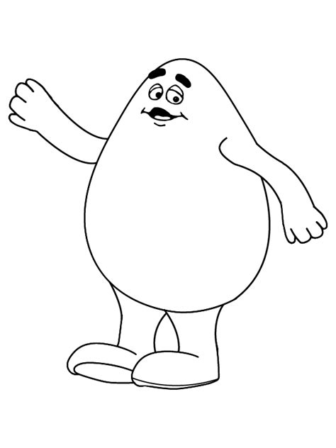 Grimace Coloring Page