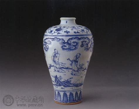 空白期 青花携琴访友图梅瓶 收藏资讯 艺术家 书画家 书画名人 书法家 中华收藏网