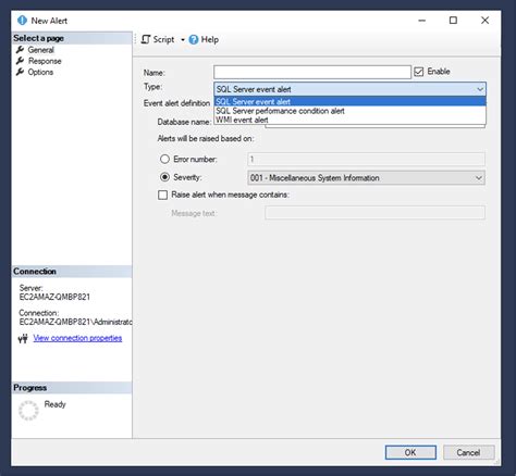 setting up database mail and sql agent alerts