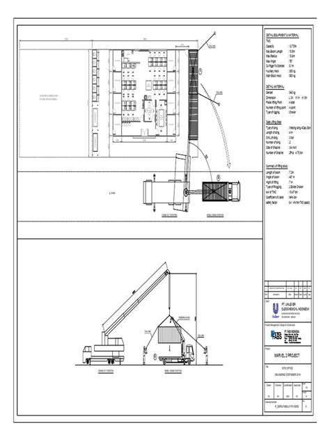 Lifting Container 20fit Layout1 Pdf Crane Machine