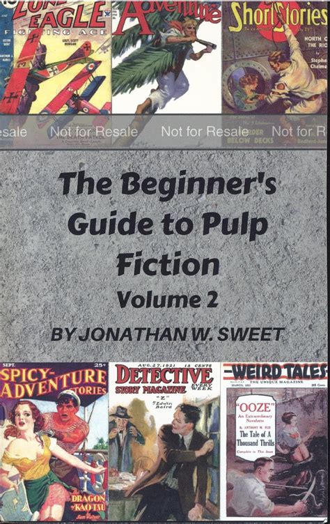 Pulp Fiction Reviews THE BEGINNER S GUIDE TO PULP FICTION Vol 2