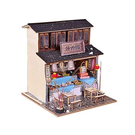 Xlzsp Mini Boîte En Bois à Assembler Soi Même Pour Maison De Poupée