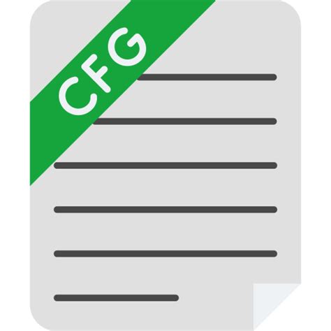 Cfg File Generic Color Fill Icon