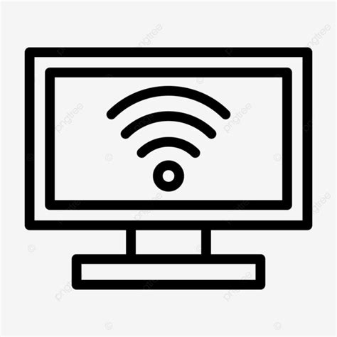Wifi Signal Line Icon Vector Wifi Signal Icon Antenna Connection PNG And Vector With
