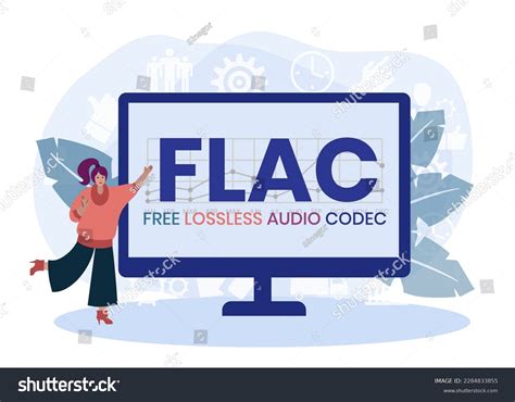 Flac Free Lossless Audio Codec Acronym Stock Vector Royalty Free 2284833855 Shutterstock