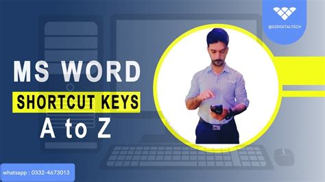 A To Z Shortcut Keys In Ms Word SJDIGITALTECH YouTube