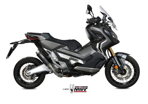 Pot Déchappement Honda X Adv 750 Mivv Gp Pro Inox Noir H066lxbp Mivv