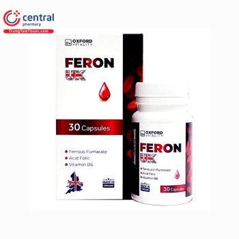 [CHÍNH HÃNG] Thuốc Feron UK tái tạo hồng cầu ngừa thiếu máu