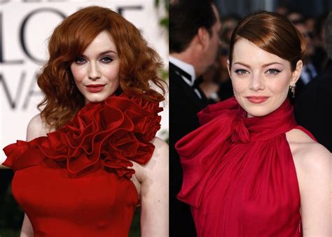 Christina Hendricks Vs Emma Stone R Celebbattles