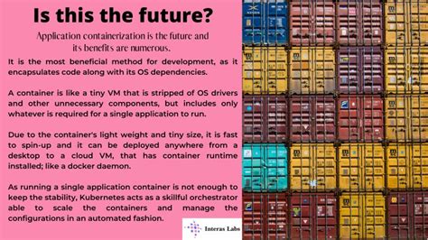 kubernetes containerization modernization interas labs