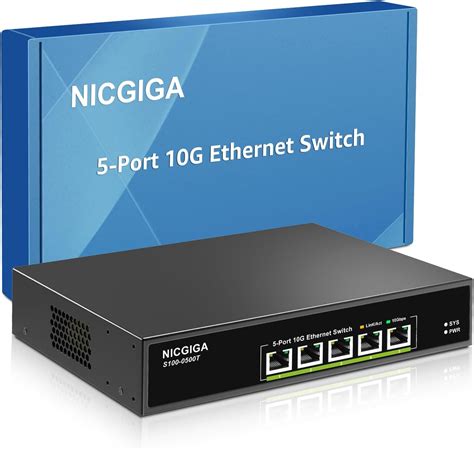 Amazon Com NETGEAR Port G G Multi Gigabit Ethernet Unmanaged Switch GS MX With X