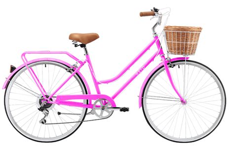 Ladies Classic 7 Speed Vintage Bike Hot Pink Reid Bikes