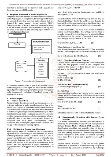 Audio Features Based Steganography Detection In Wav File Pdf Digital Audio Computer