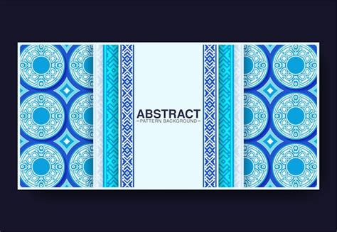 Premium Vector Blue Abstract Pattern Background Design