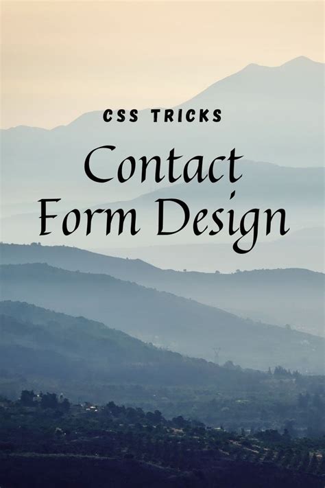 How To Create A Simple Contact Form With Html And Css Learn Html And