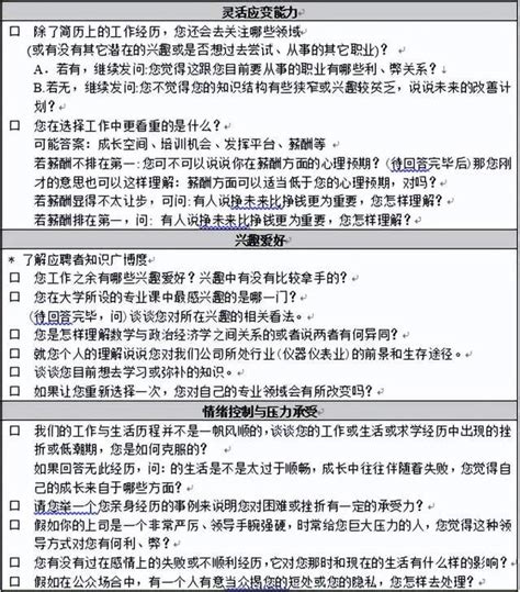 结构化面试和半结构化面试详解 知乎