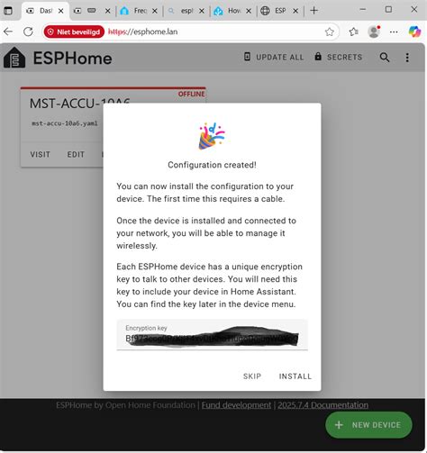 Howto Esphome In Container Docker On Synology And Connecting Esp8266 Esphome Home