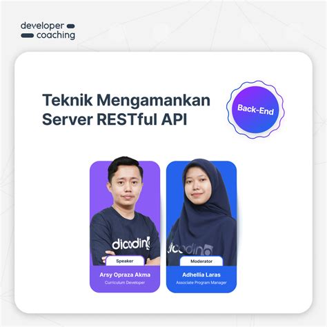 Devcoach 181 Back End Teknik Mengamankan Server Restful Api Dicoding Indonesia