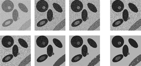 Segmentations Of The Three Class Image Of Fig 1b Corrupted With Download Scientific Diagram