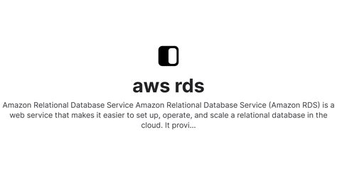 Aws Rds Fig
