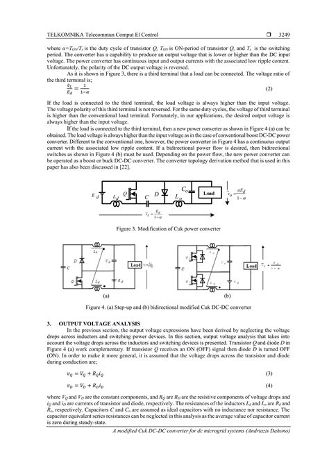 A Modified Cuk Dc Dc Converter For Dc Microgrid Systems Pdf
