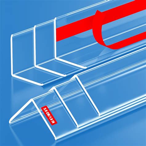 6pcs Clear Self Adhesive Corner Guards And Edge Protectors For Wall Door Frame Cabinet